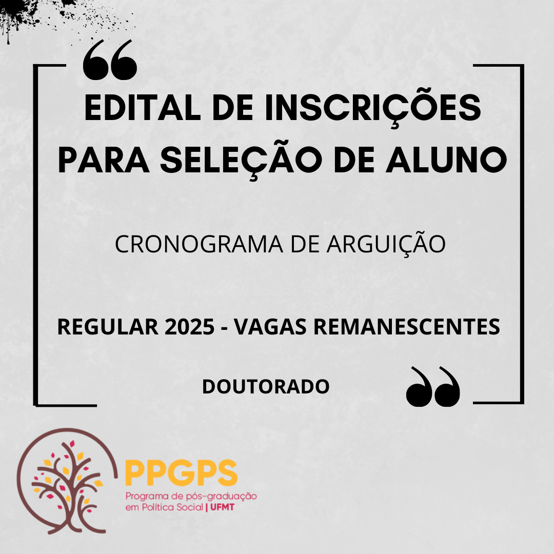 CRONOGRAMA DE ARGUIÇÃO - VAGAS REMANESCENTES | ALUNO REGULAR 2025/1 ...